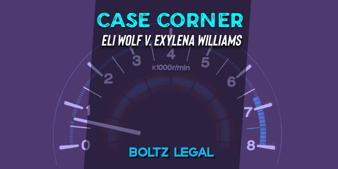 Eli Wolf v. Exylena Williams: Medical Expenses and References to Defense Organizations in Trial ...